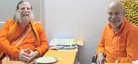 Visiting Swami Premananda at the Shivananda Ashram - Devi Mandir